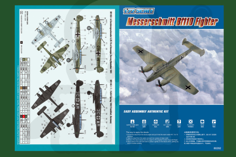Battle-Models > Hobby Boss 80292 Messerschmitt Bf110 1:72